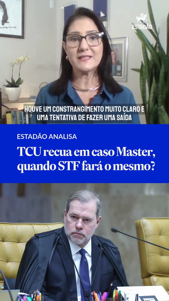 "TCU recua em caso Master, quando STF fará o mesmo?", afirma Roseann ...