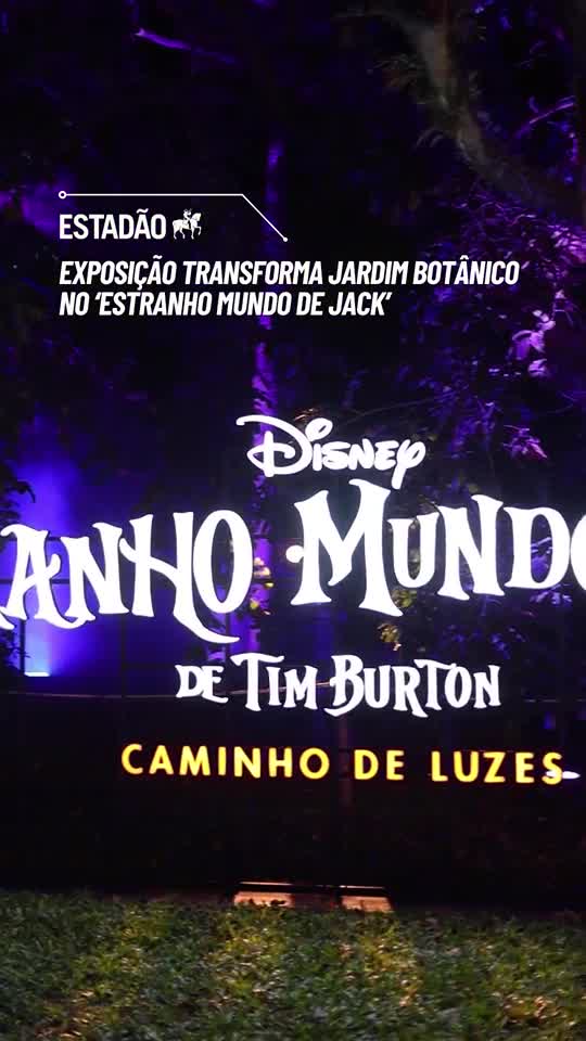 Mostra imersiva de Tim Burton transforma o Jardim Botânico no ‘Estranho Mundo de Jack’ | Estadão ...