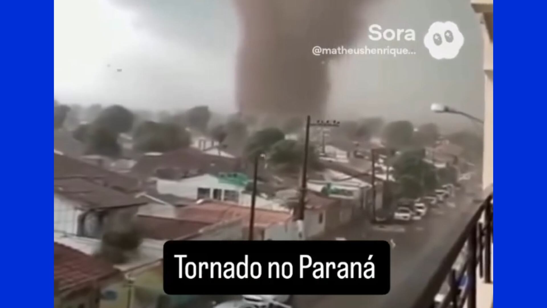 Vídeo de tornado no Paraná foi gerado por IA | Estadão - Estadão